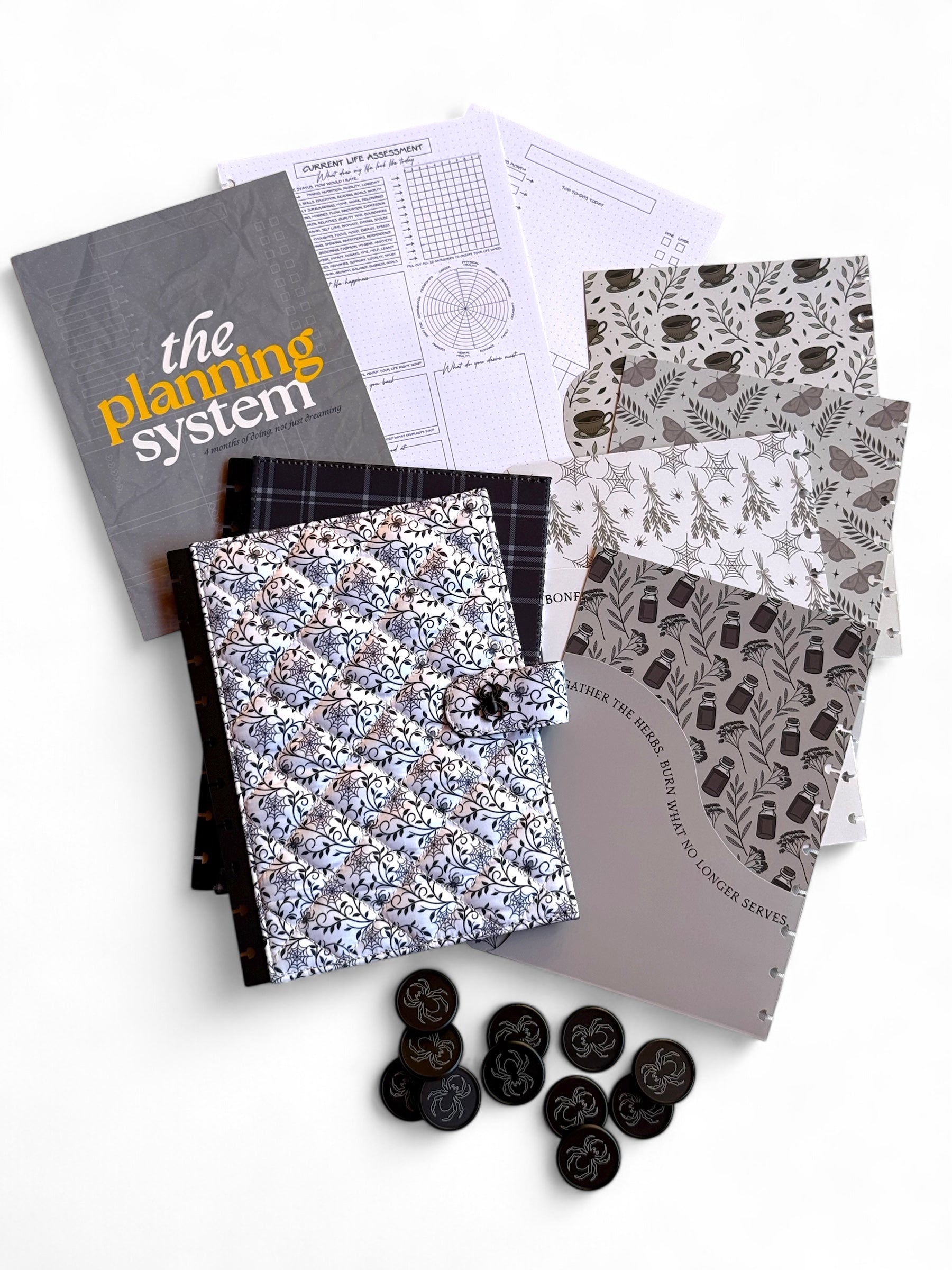 Midnight Magic Planner Kit | 4-Month Undated Daily Planner